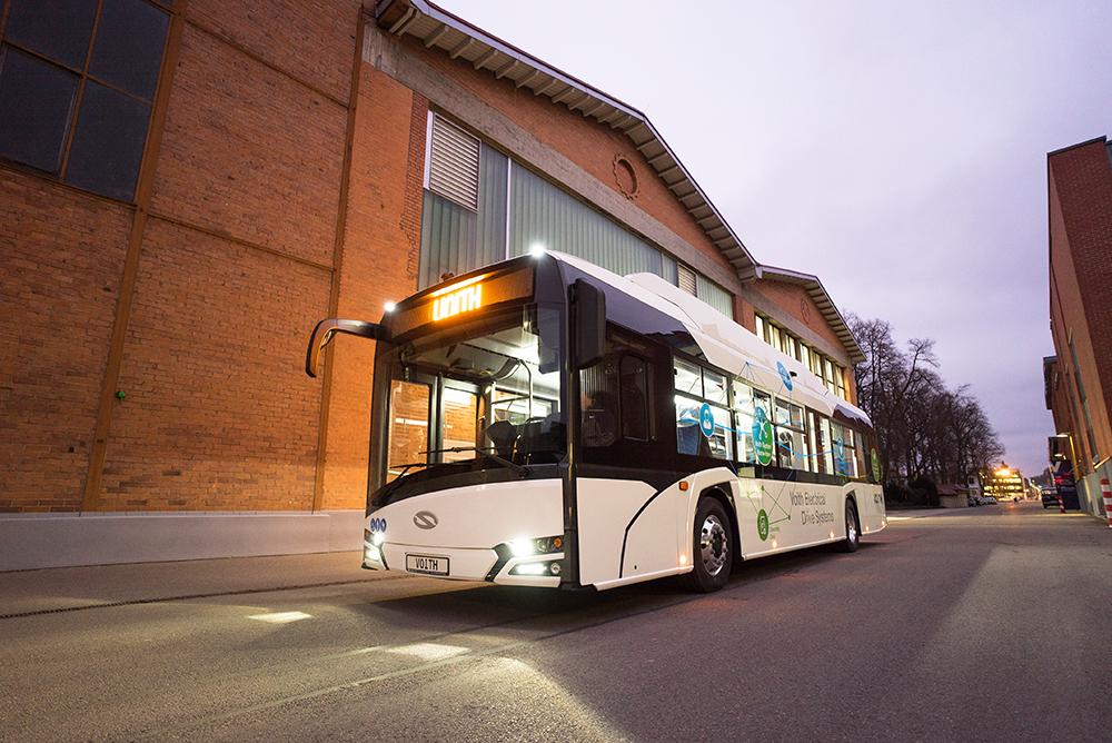 Neues E-Bus-Antriebssystem der Firma Voith